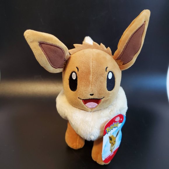 Jazwares | Toys | Pokemon Eevee Plush 8 Stuffed Animal Jazwares 22 New ...